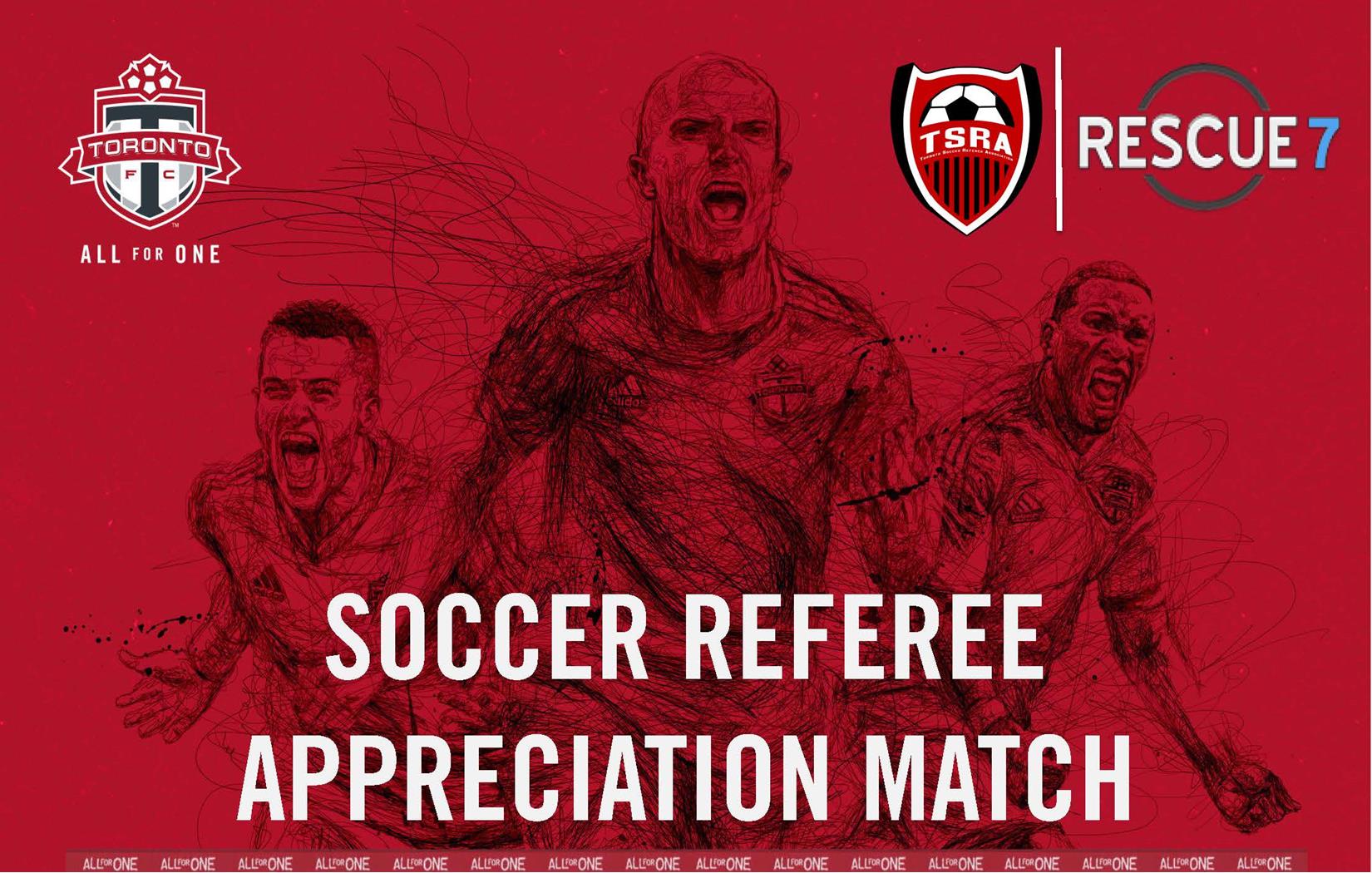 Referee Appreciation Day @ BMO Field | Toronto Soccer Referees' Association